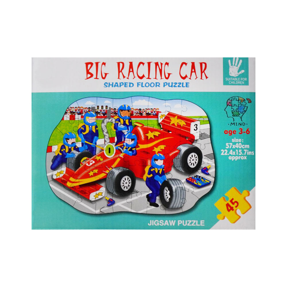8215 BIG RACING CAR PUZZLE SET 45PCS – Al-Fatah