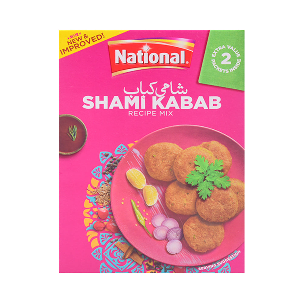 NATIONAL MASALA SHAMI KABAB DOUBLE PACK 90 GM – Al-Fatah