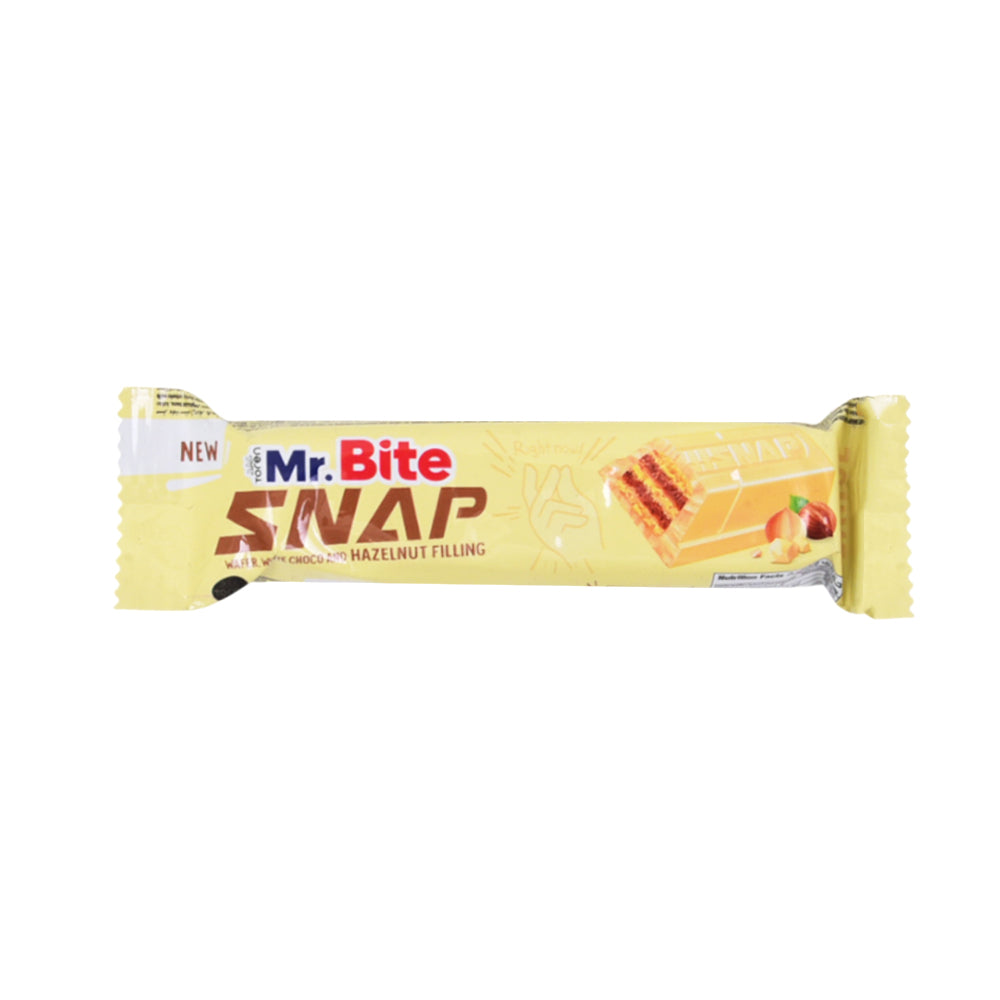 TOREN MR BITE SNAP MILK WHITE HAZELNUT 35 GM – Al-Fatah