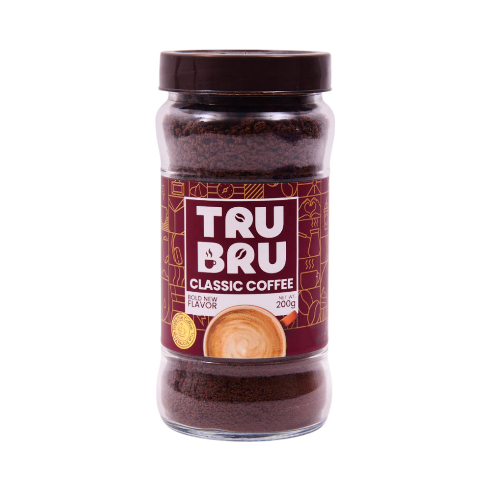 TRU BRU CLASSIC COFFEE 200GMS – Al-Fatah