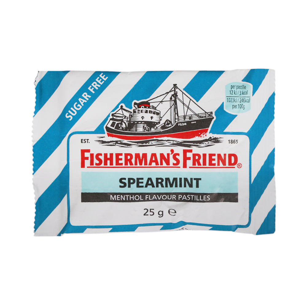 FISHERMANS FRIEND CANDY SPEARMINT SUGAR FREE 25G – Al-Fatah