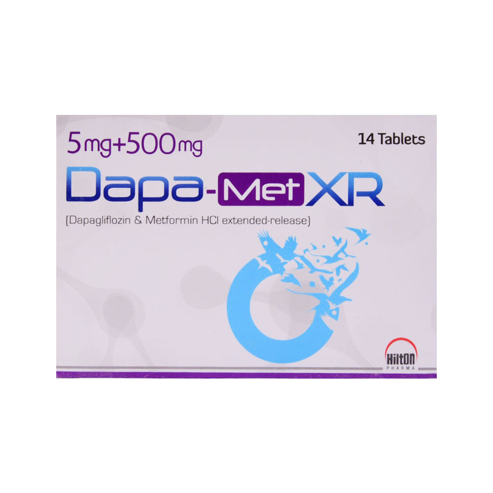 DAPA MET XR 5 500MG TAB 14S Al Fatah dapa-met-xr-5-500mg-tab-14s-al-fatah