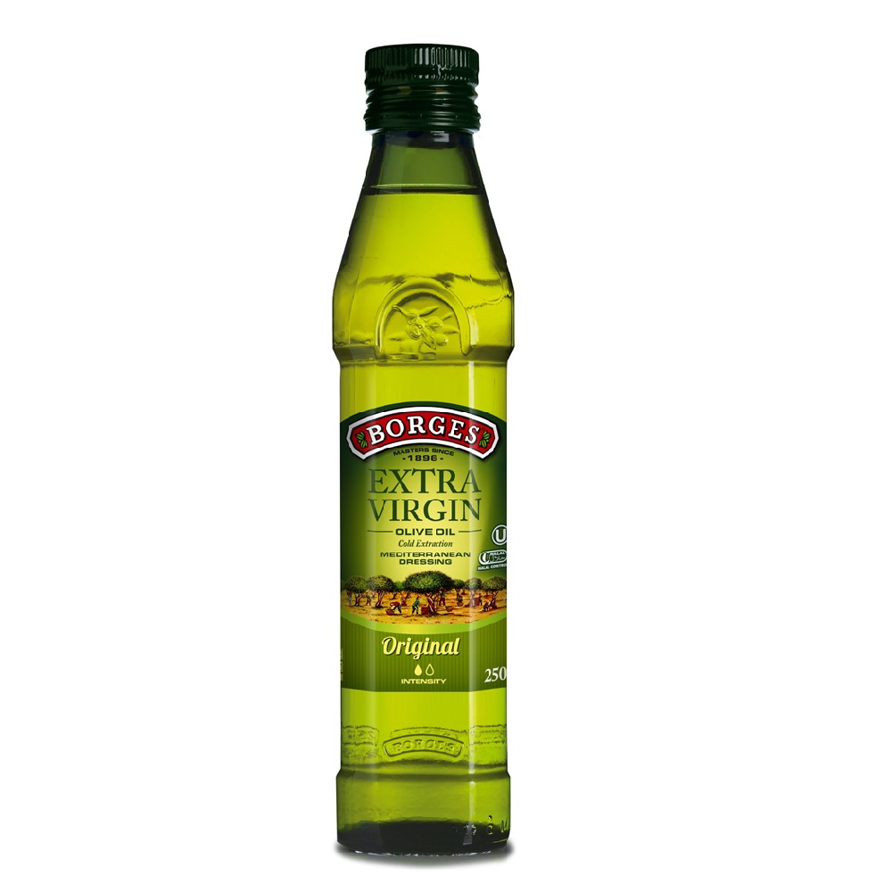 BORGES EXTRA VIRGIN OLIVE OIL BOTTLE 250 ML – Al-Fatah