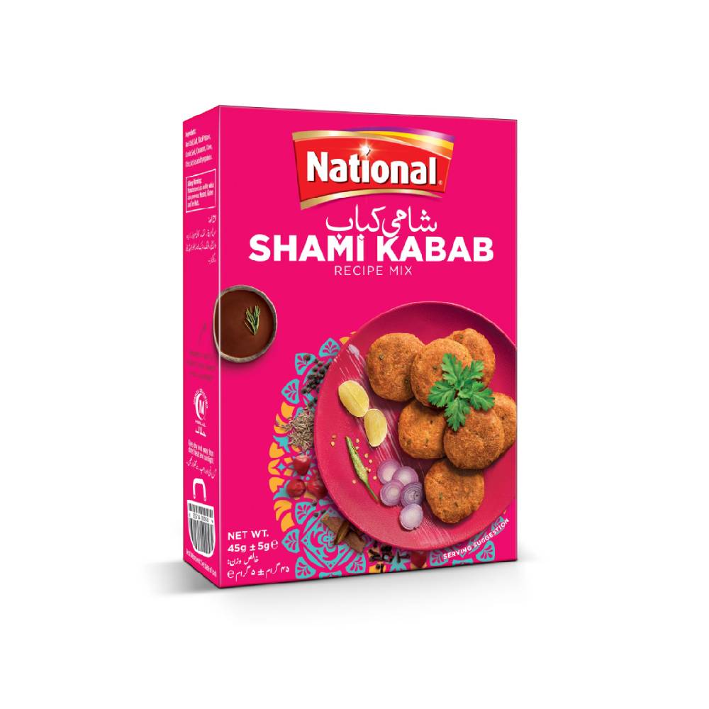 NATIONAL MASALA SHAMI KABAB 45 GM – Al-Fatah