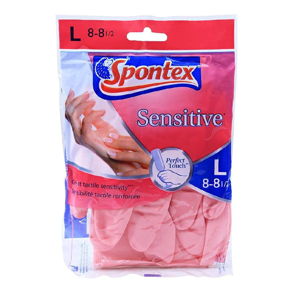 SPONTEX GLOVES SENSITIVES MEDIUM 7-7 – Al-Fatah