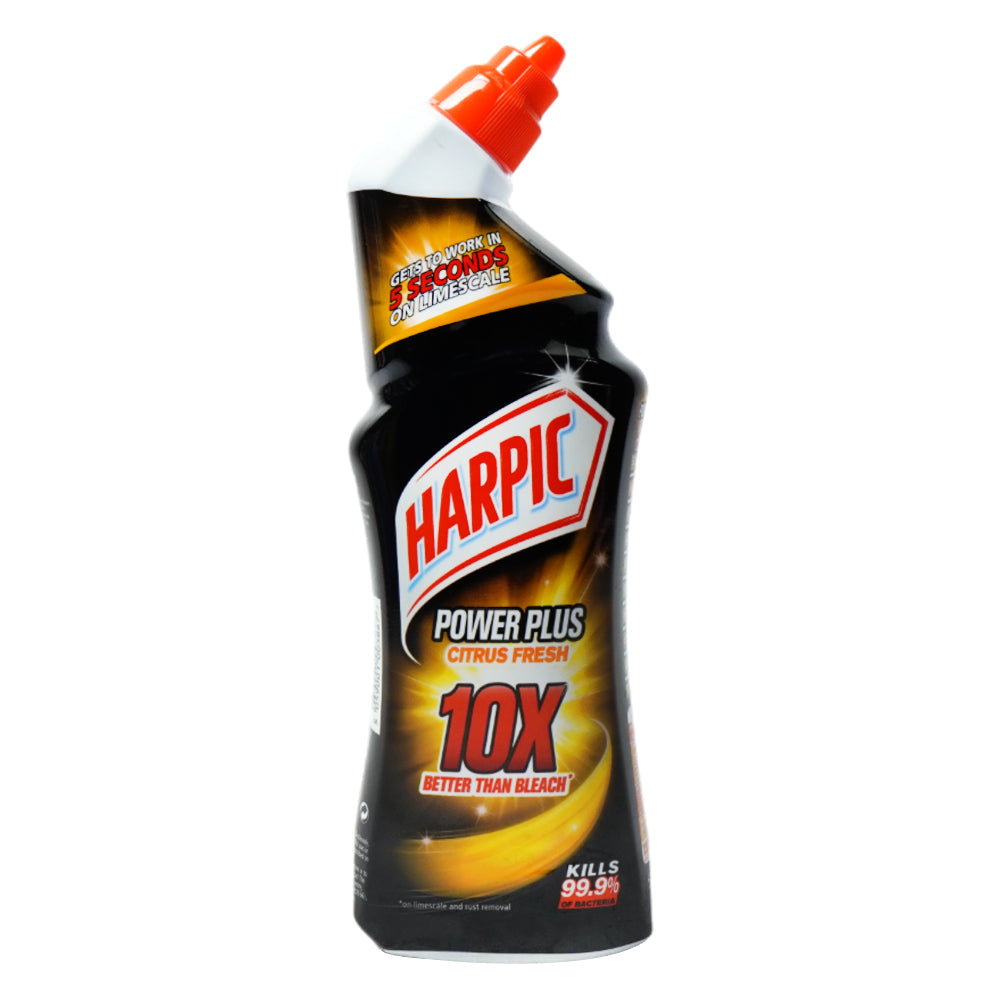 HARPIC TOILET CLEANER POWER PLUS CITRUS FRESH 10X 680 ML – Al-Fatah