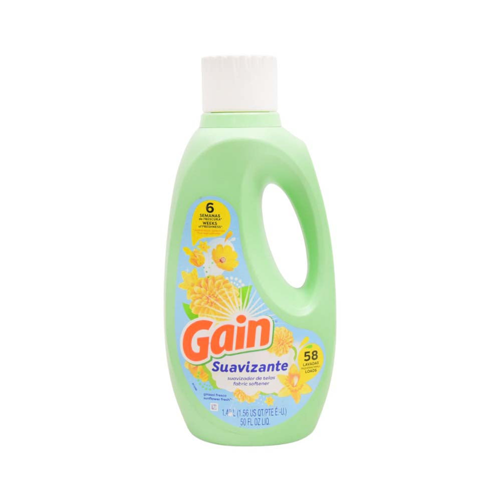GAIN FABRIC SOFTENER FRESH SUNFLOWER 58 LOADS 1.48 LTR – Al-Fatah