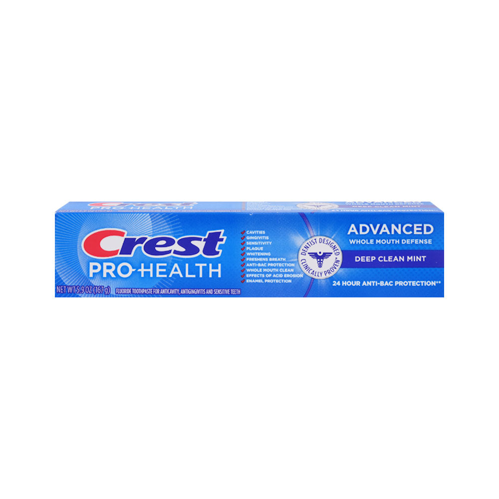CREST TOOTH PASTE PRO HEALTH DEEP CLEAN MINT 167 G – Al-Fatah