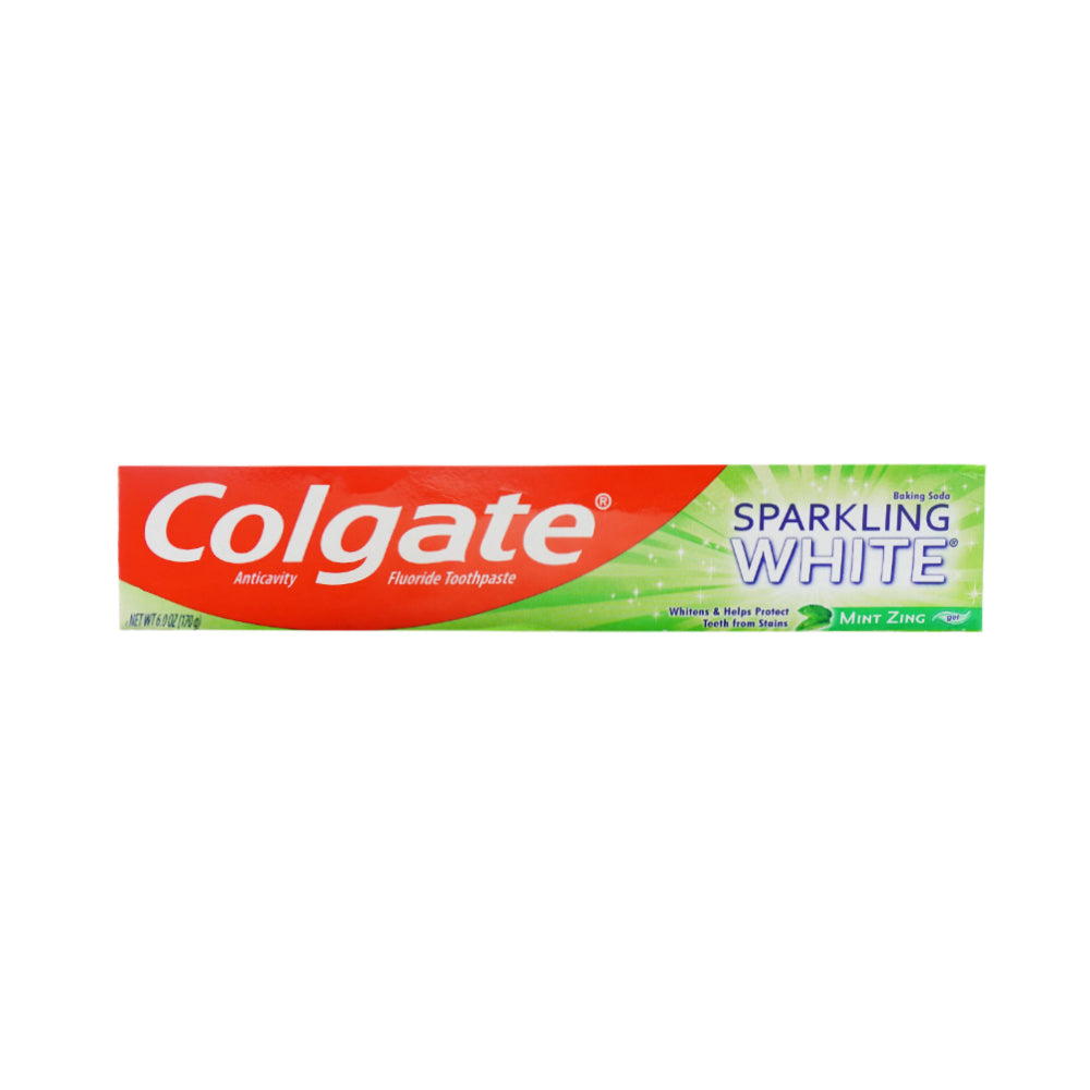COLGATE TOOTH PASTE SPARKLING MINT ZING 170 GM BASIC – Al-Fatah