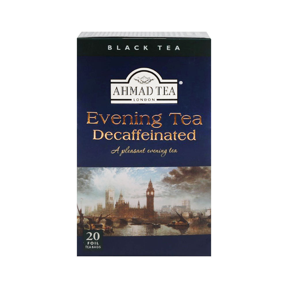 AHMAD TEA DECAFFEINATED EVENING TEA 20 TEA BAGS – Al-Fatah