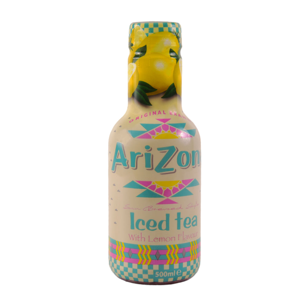 ARIZONA FRUIT JUICE ICED TEA WITH LEMON 500 ML – Al-Fatah