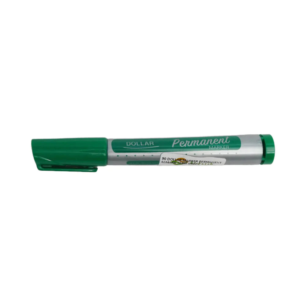 90 Dollar Marker Permanent Almark 2Mm Green – Al-Fatah
