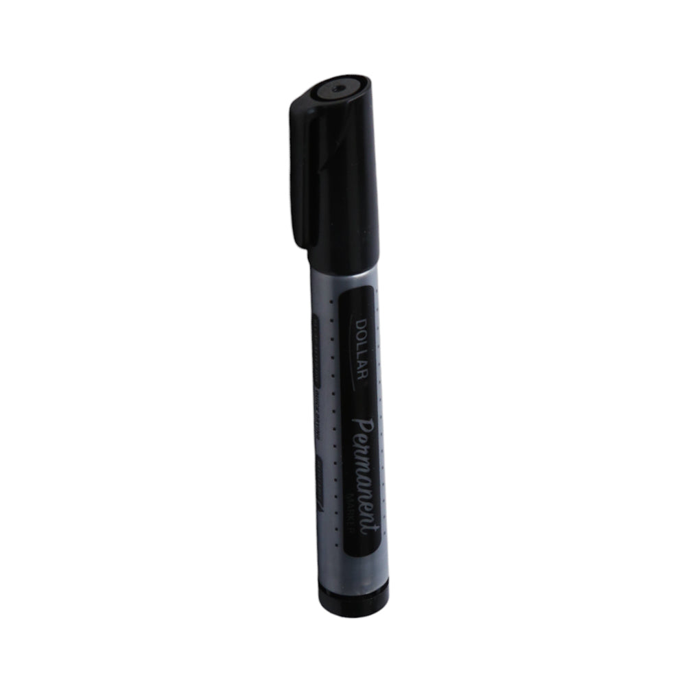 11540-UML5 DOLLAR MARKER PERMANENT BLACK 1PC (CHISEL TIP) – Al-Fatah