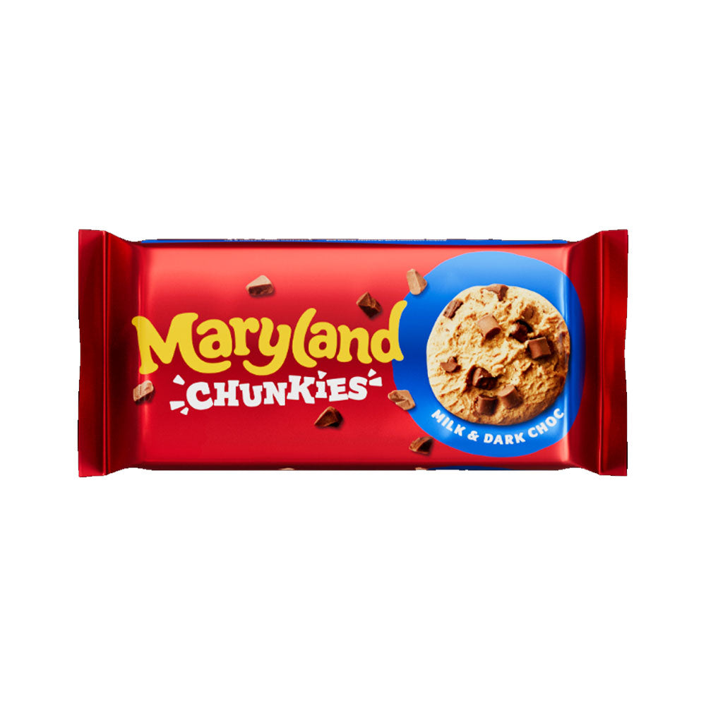 MARYLAND BISCUITS CHUNKIES MILK & DARK CHOC 144 GM – Al-Fatah