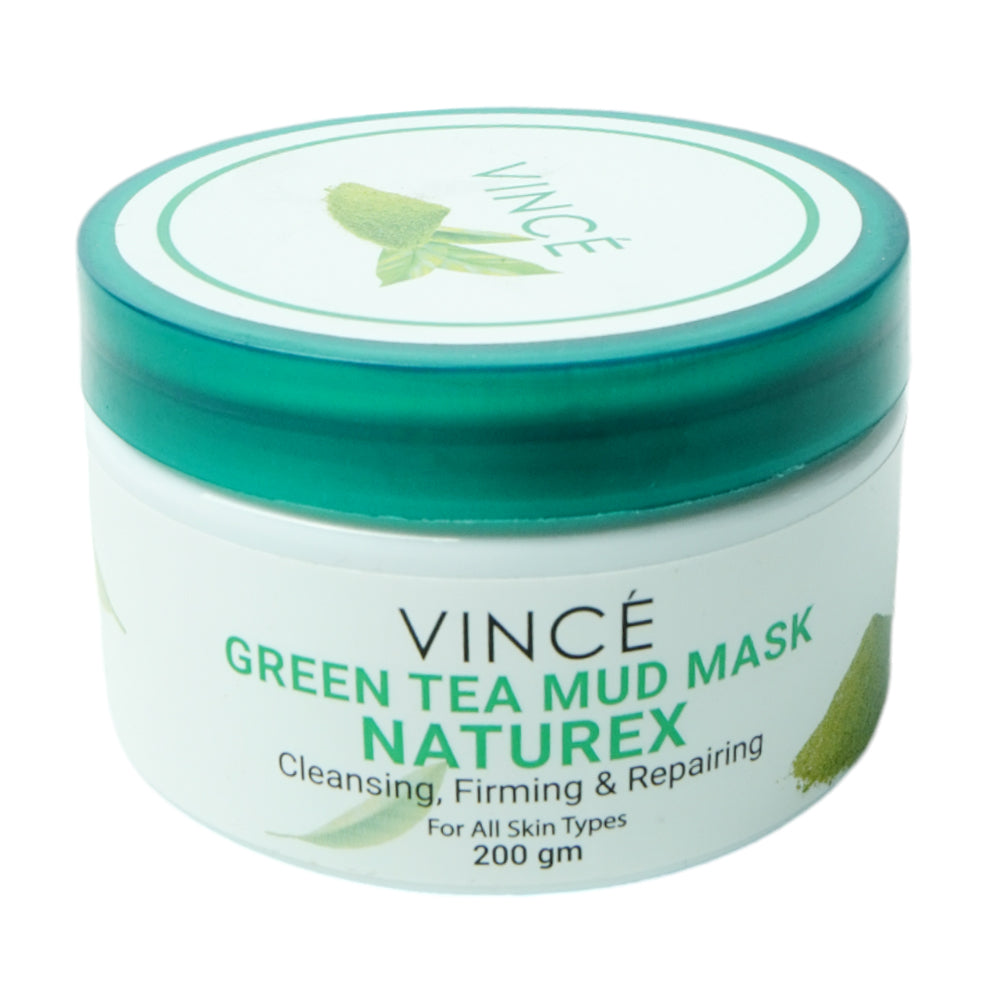 VINCE GREEN TEA MUD MASK 200GM – Al-Fatah