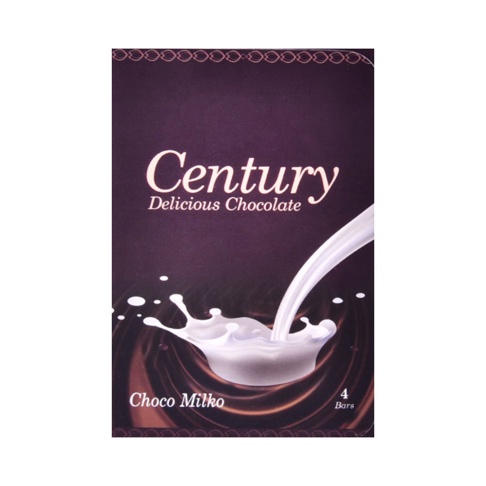 CENTURY CHOCLATE DELICIOUS CHOCO MILKO 4 BAR 52 GM – Al-Fatah