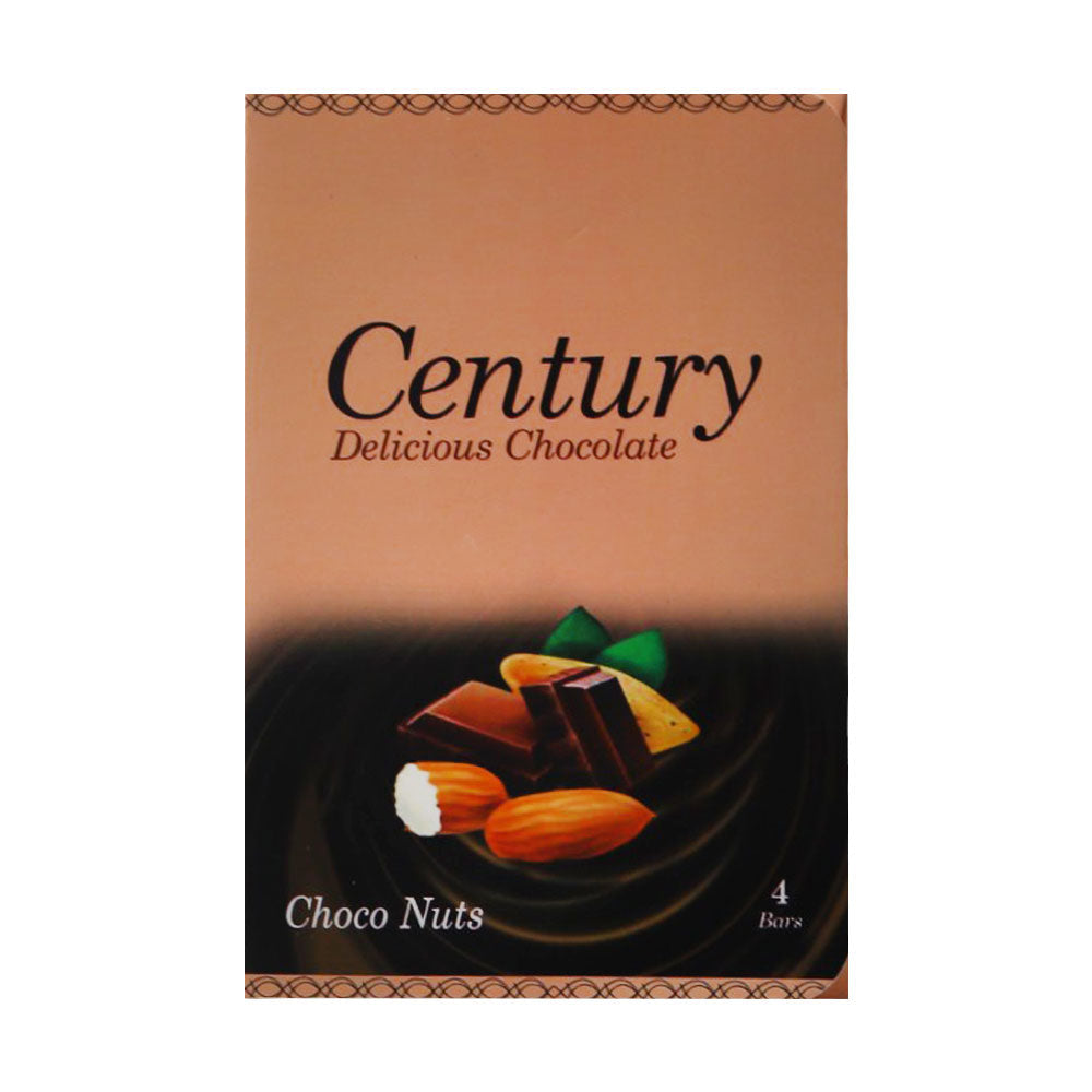 CENTURY CHOCLATE DELICIOUS CHOCO NUTS 4 BAR 52 GM – Al-Fatah