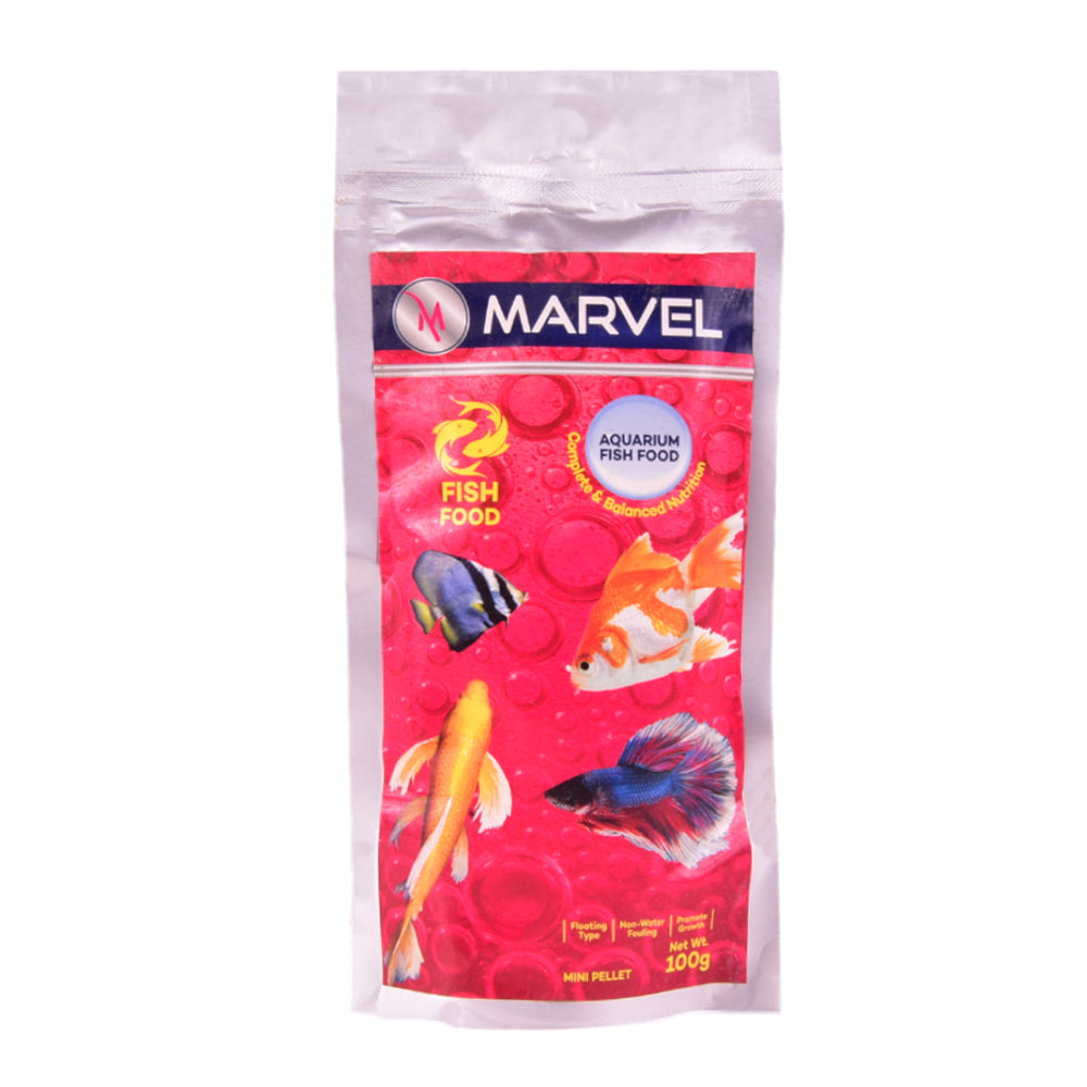 MARVEL FISH FOOD BULK MINI PELLET 100GM – Al-Fatah
