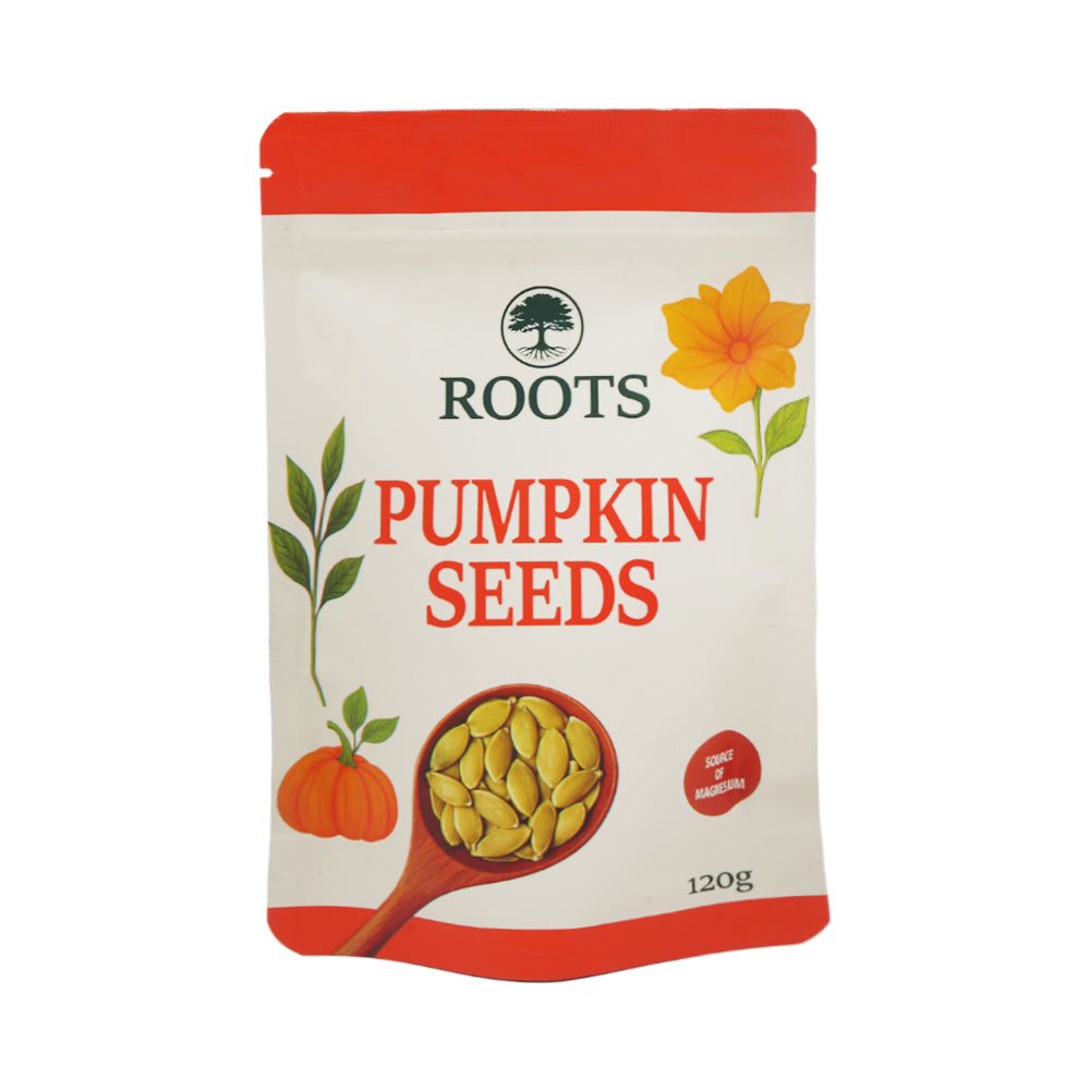 ROOTS PUMPKIN SEEDS 120 GM – Al-Fatah
