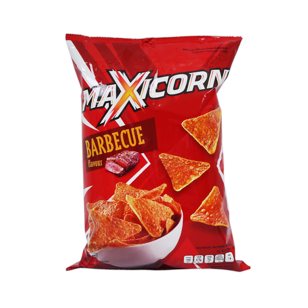 MAXICORN CHIPS BARBECUE 140 GM – Al-Fatah