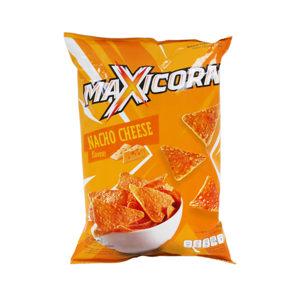 MAXICORN CHIPS NACHO CHEESE 140 GM – Al-Fatah