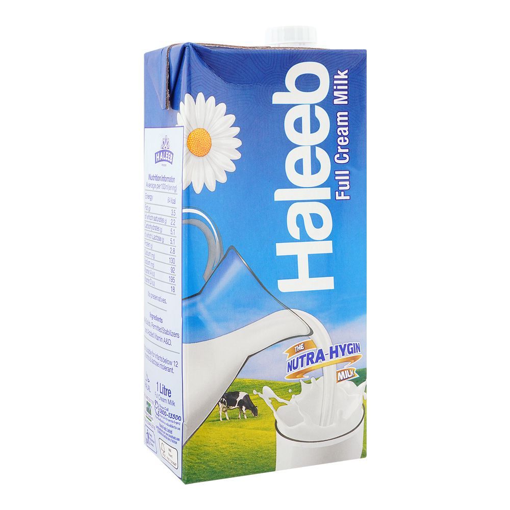 HALEEB UHT FULL CREAM MILK 1LTR – Al-Fatah
