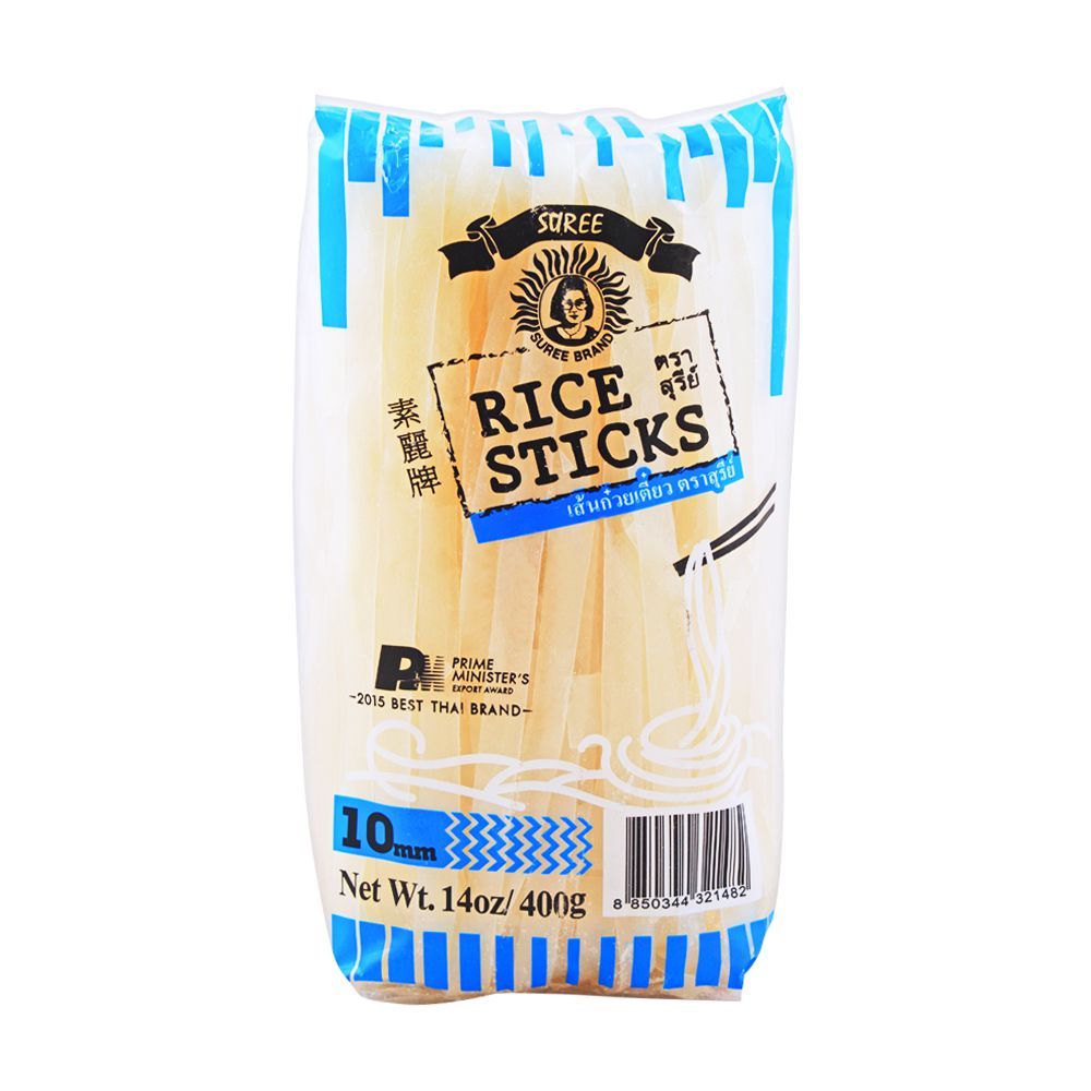SUREE NODDLES RICE STICK 10MM 400 GM – Al-Fatah