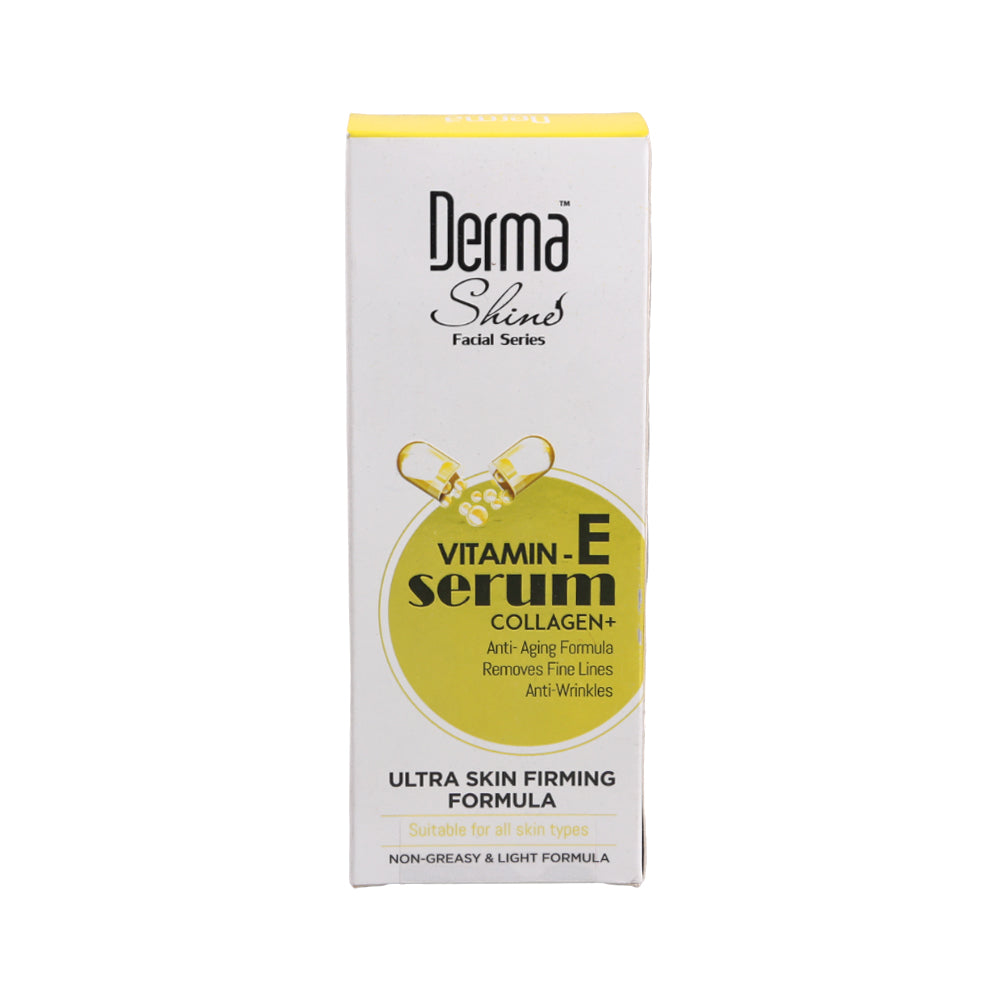 DERMA SHINE VITMAN E & COLLAGEN SERUM 50 ML – Al-Fatah
