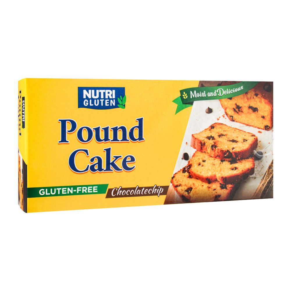 NUTRI GLUTEN FREE POUND CAKE CHOCOLATE CHIP 200 GM – Al-Fatah
