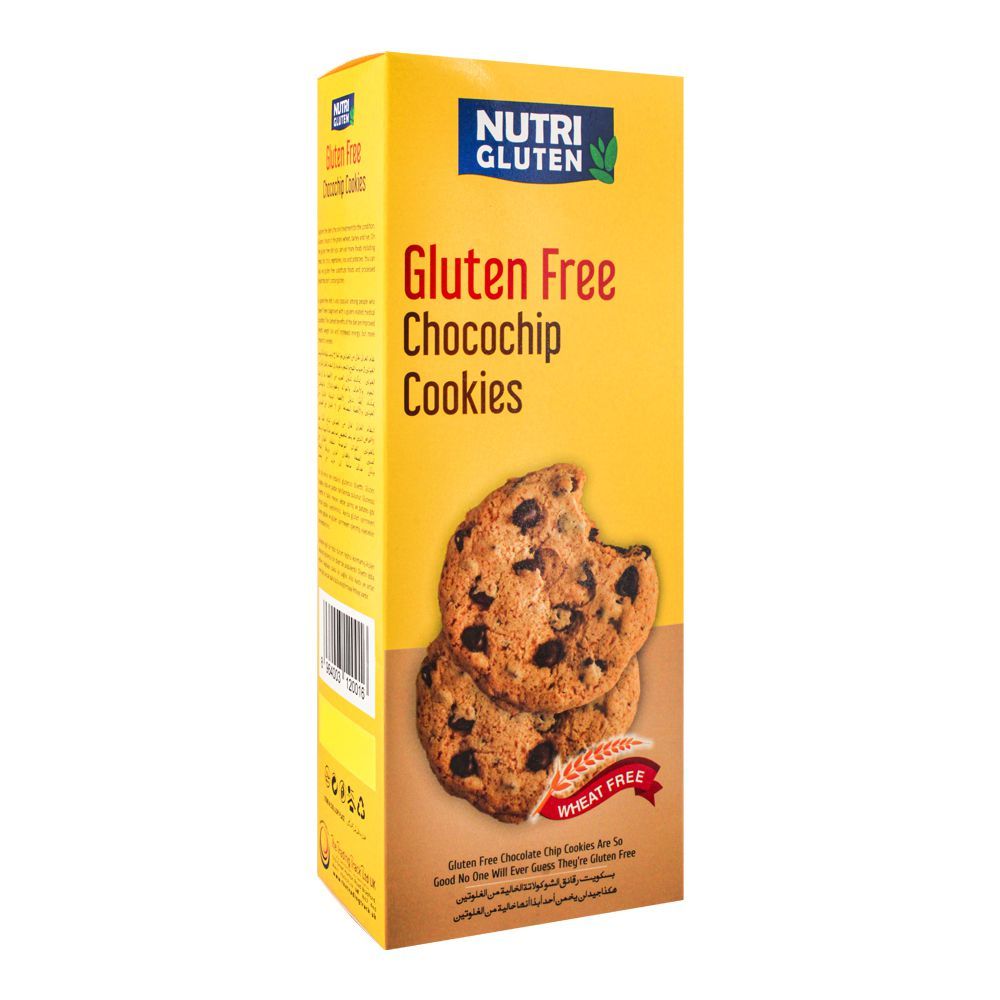 NUTRI GLUTEN FREE CHOCOLATE CHIP COOKIES 100GM – Al-Fatah
