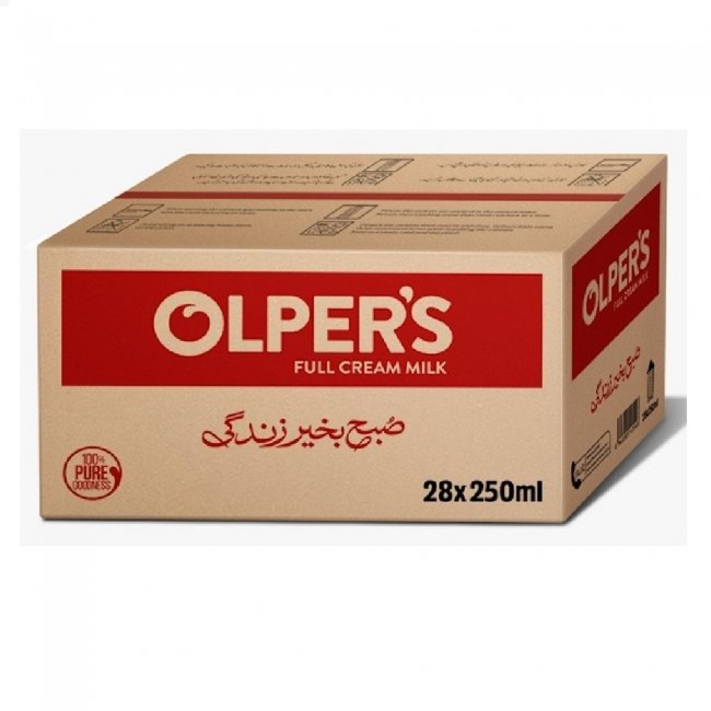 OLPERS MILK FULL CREAM 250 ML - POUCH CARTON – Al-Fatah
