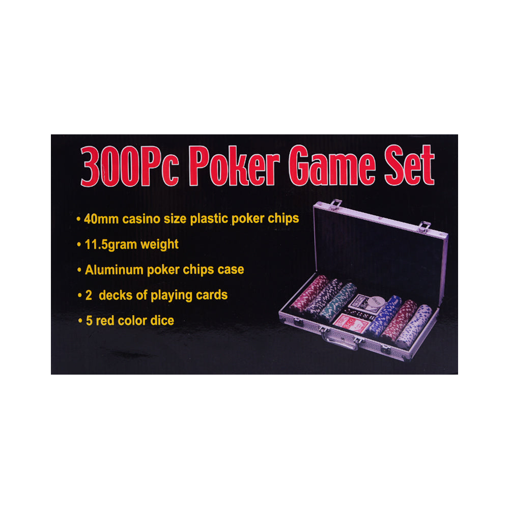 POCKER CHIP SET 300PC BRIEF CASE – Al-Fatah