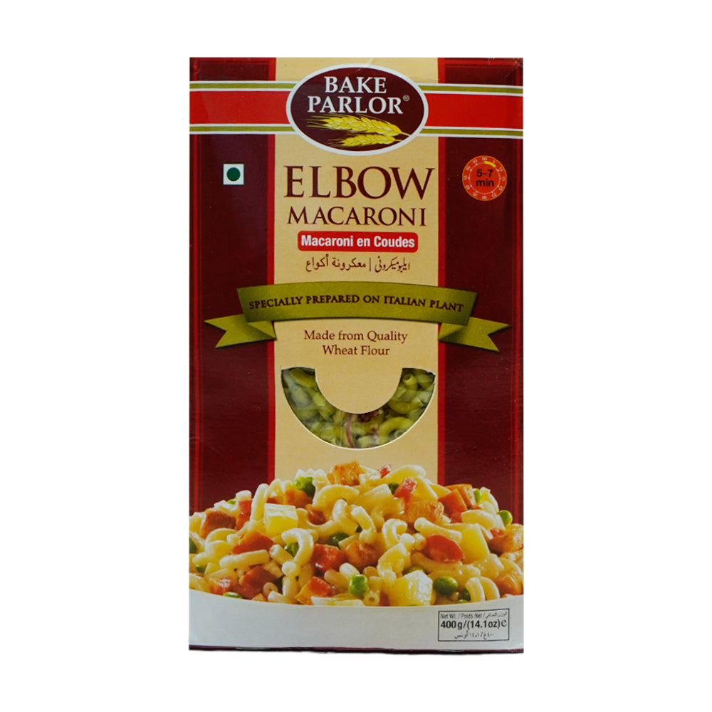 BAKE PARLOR ELBOW MACARONI BOX 400 GM – Al-Fatah