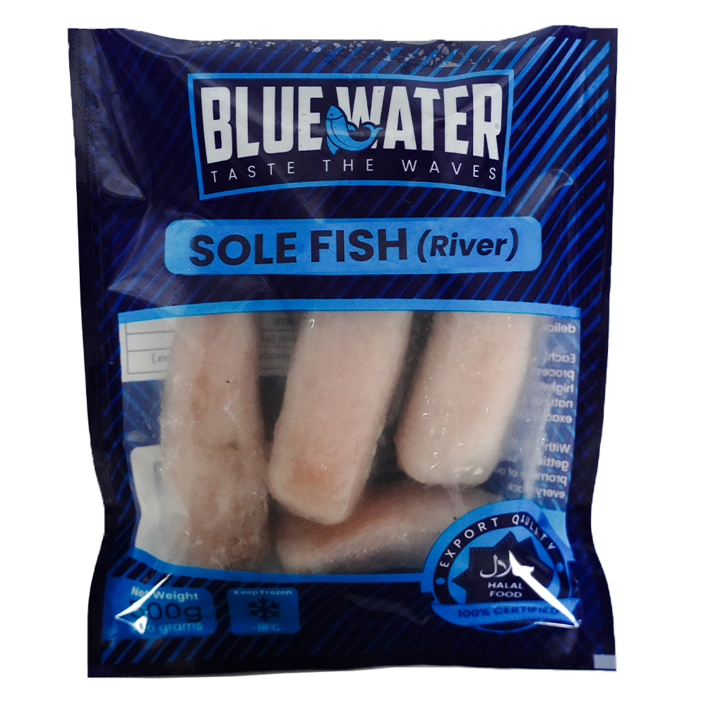 BLUE WATER SOLE FISH RIVER 500 GM – Al-Fatah