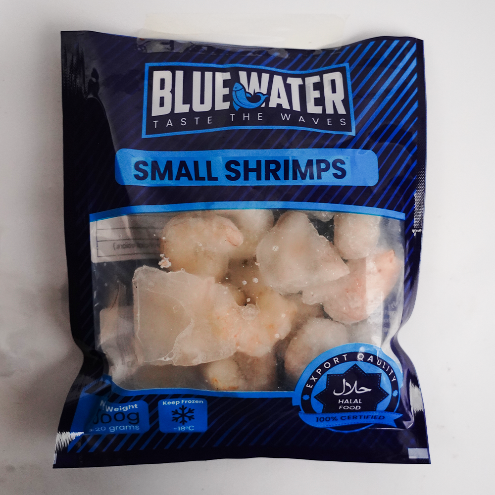 BLUE WATER SMALL SHRIMPS 500 GM – Al-Fatah