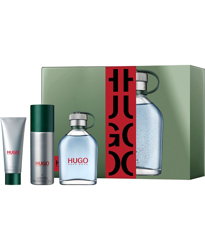 HUGO BOSS GREEN MEN 3 PC GIFT SET – Al-Fatah