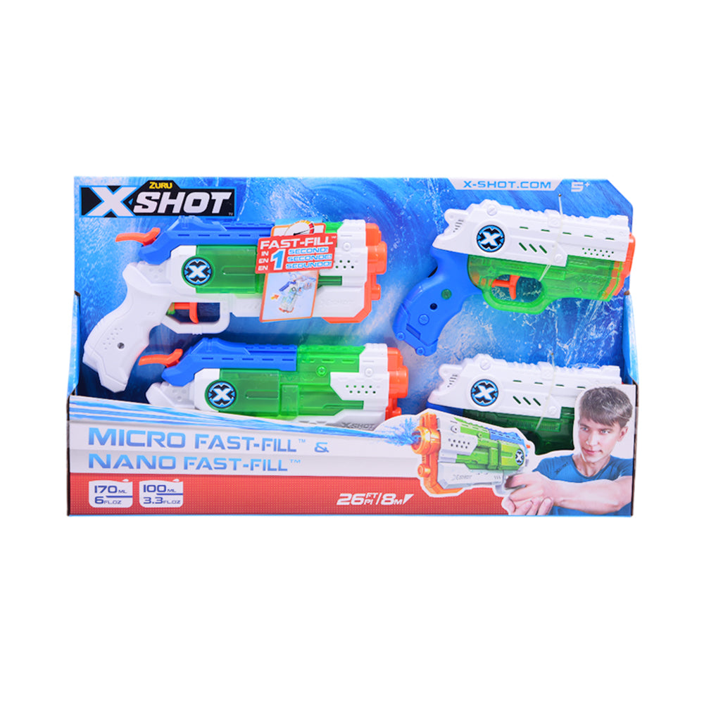 56335 X-SHOT MICRO FAST FILL WATER GUN PACK A.I – Al-Fatah