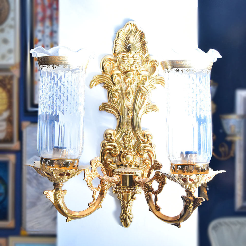 WALL LIGHT BRASS E9-WL2-06 JSB05-20 – Al-Fatah