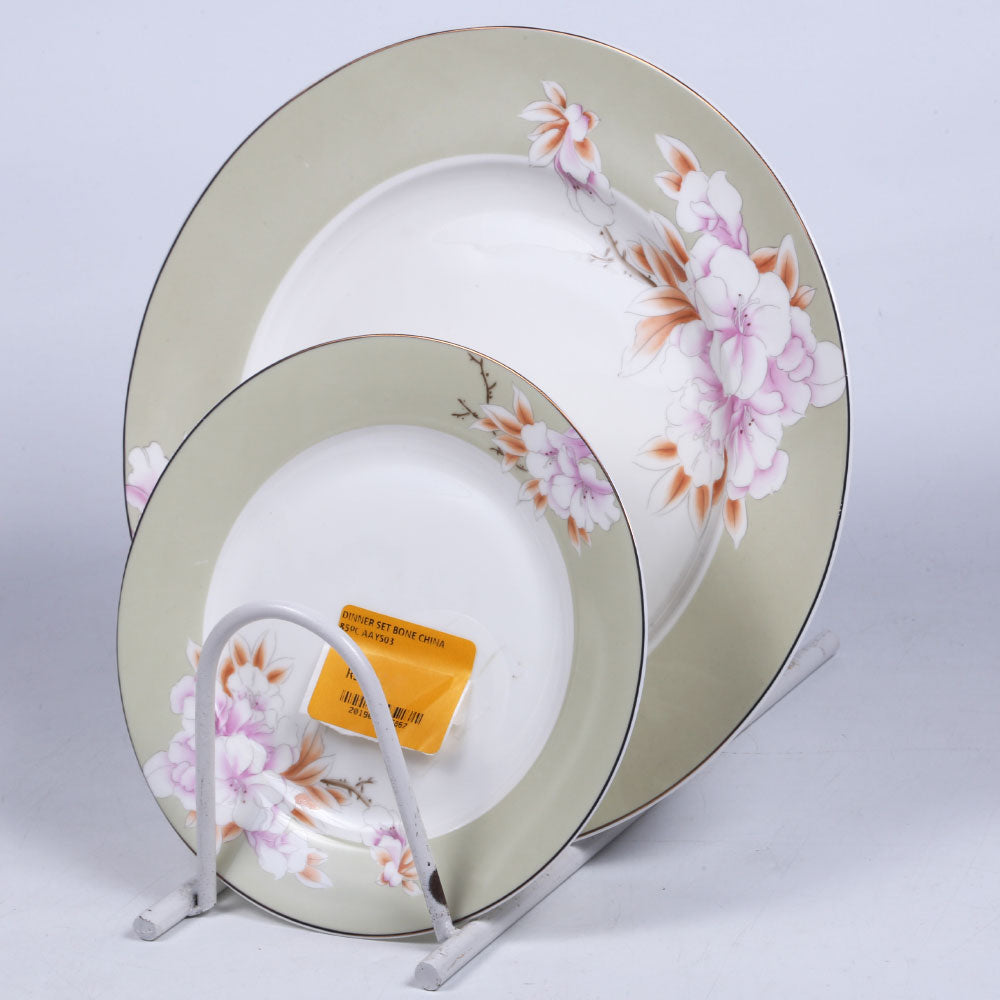 DINNER SET BONE CHINA 85PC AAYS03 – Al-Fatah