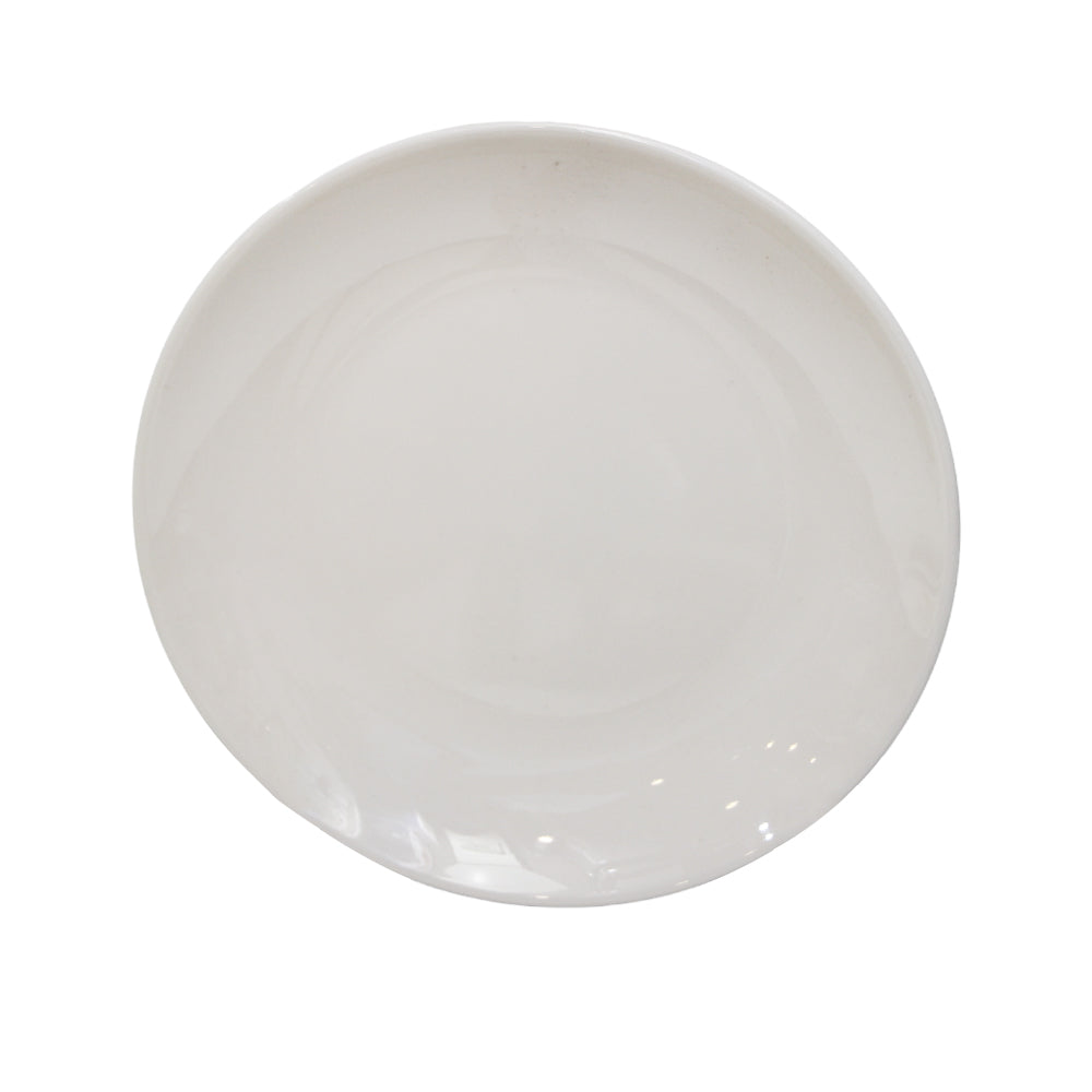 PLATE DEEP LARGE MOON PEARL WHITE – Al-Fatah