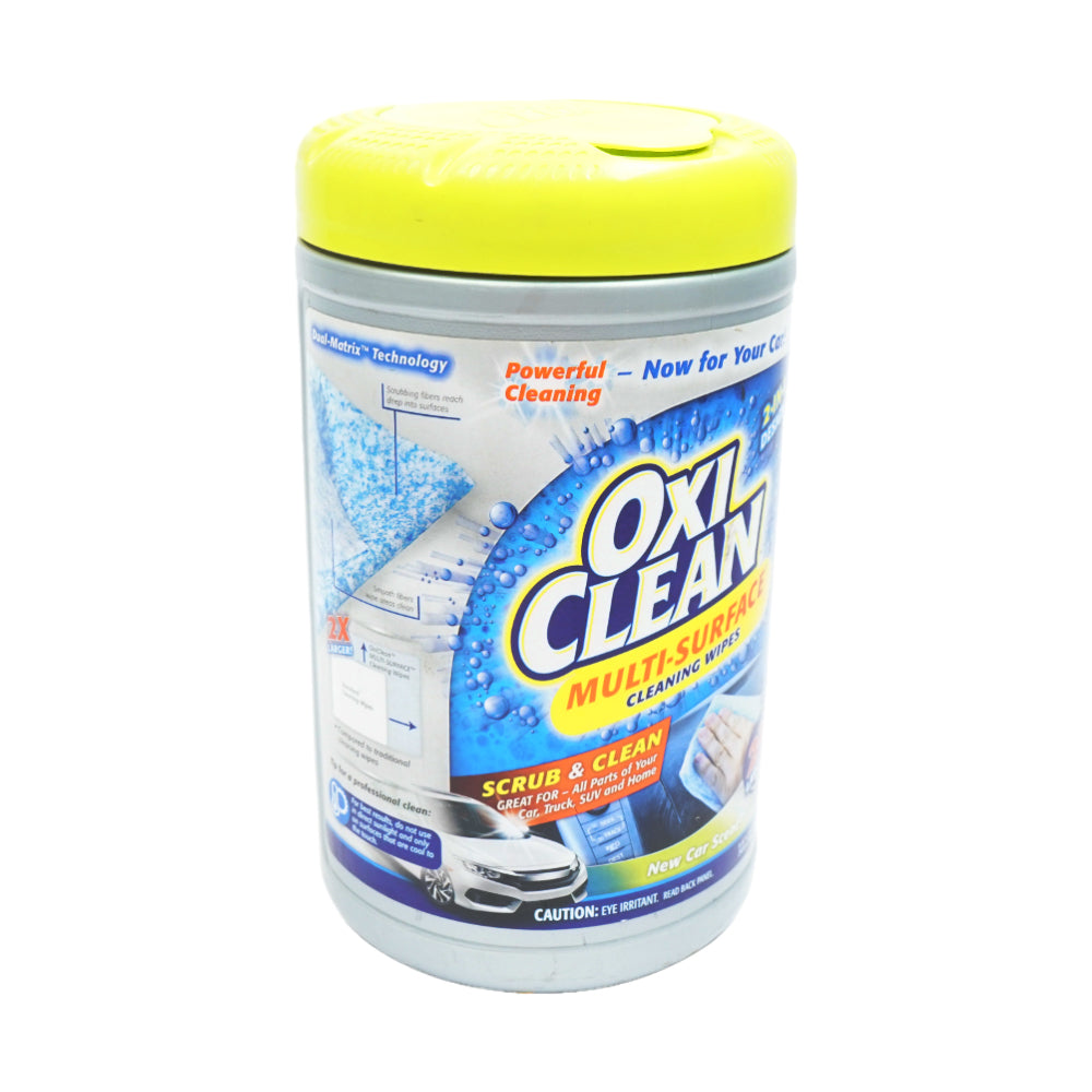 OXI CLEAN CLEANING WIPES MULTI SURFACE NEW CAR SCENT 30 PC – Al-Fatah