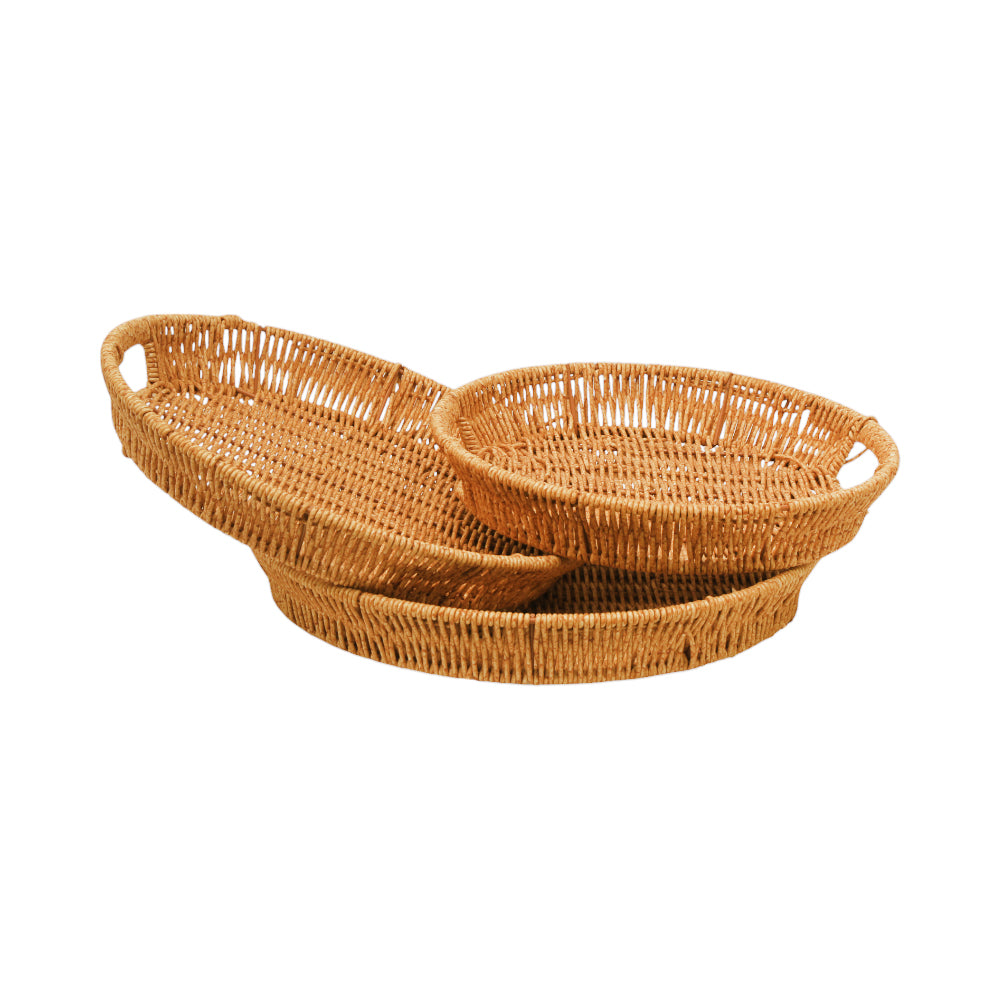 TRAY SET 3PC CANE ROUND IR 1365-4 – Al-Fatah