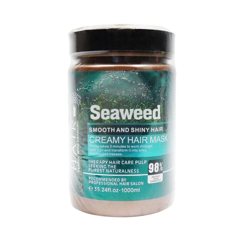 KERATIN CREAMY HAIR MASK SEAWEED SMOOTH & SHINY 1000ML – Al-Fatah
