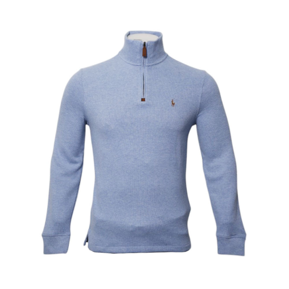 RL MEN L/S H-ZIPPER SWEATER 073008 BLU L (IRW) – Al-Fatah