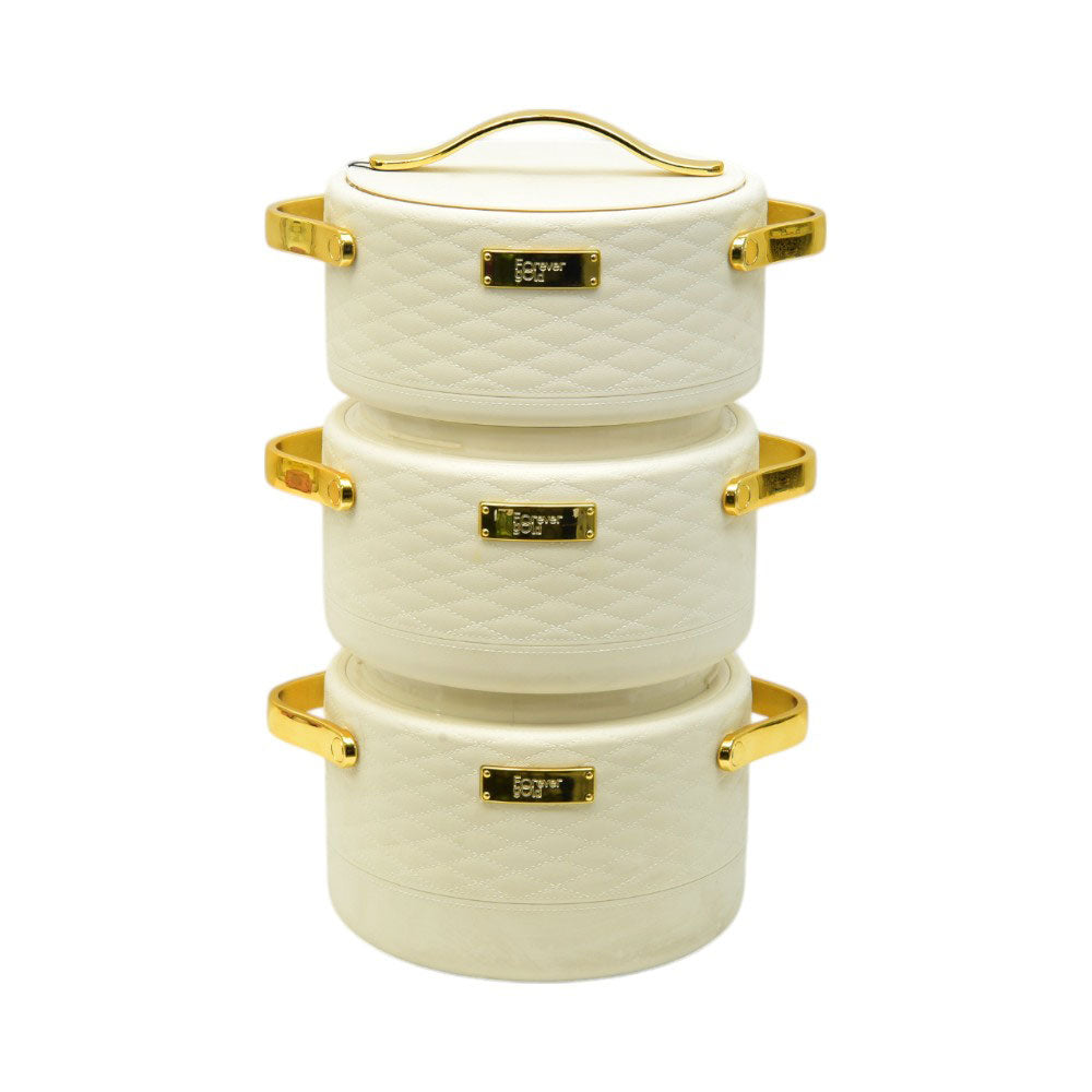 HOT POT SET 3PC FOREVER GOLD EHP WHITE – Al-Fatah