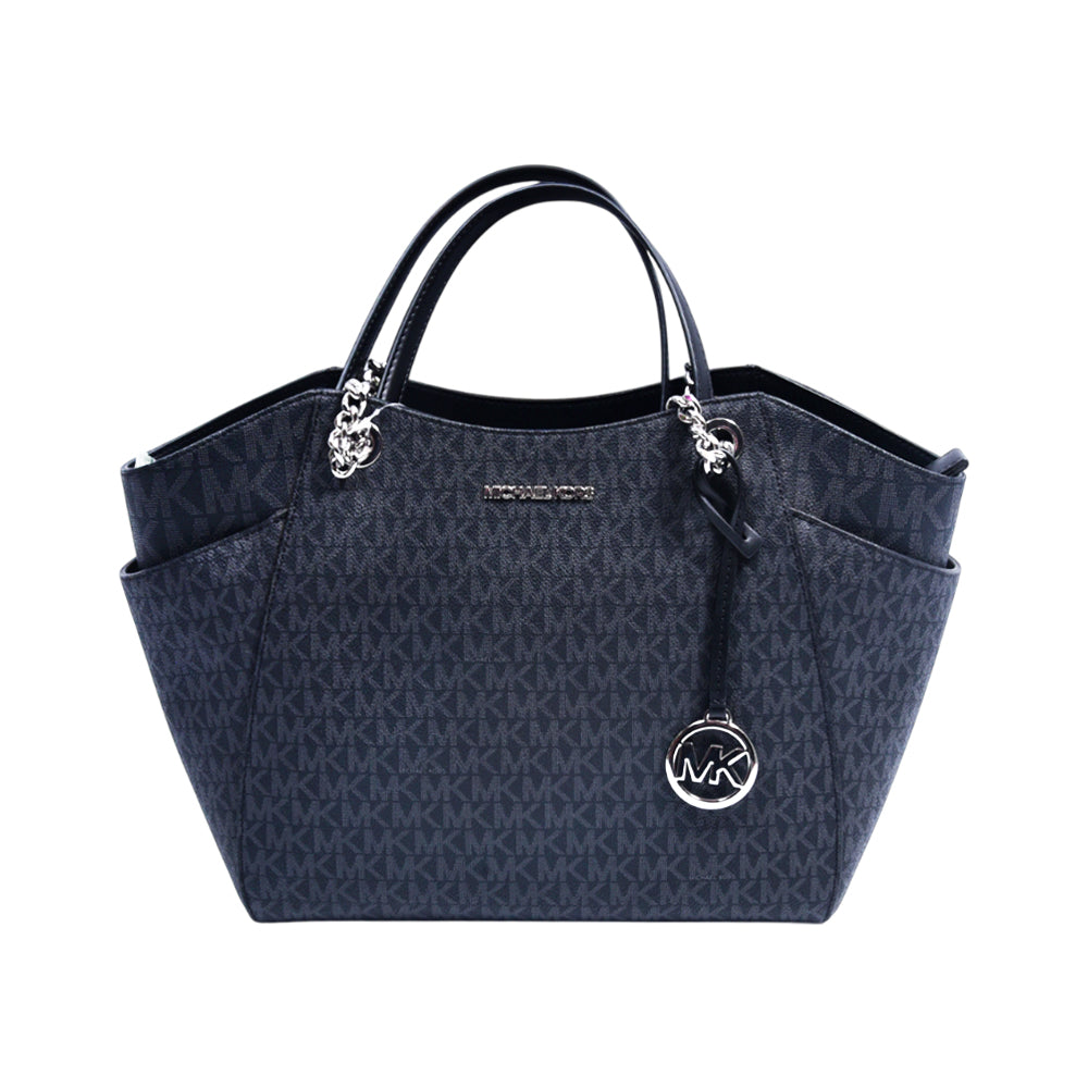 M.K JET SET TOTE BAG 35S4STVT3B BLACK SIGNATURE – Al-Fatah