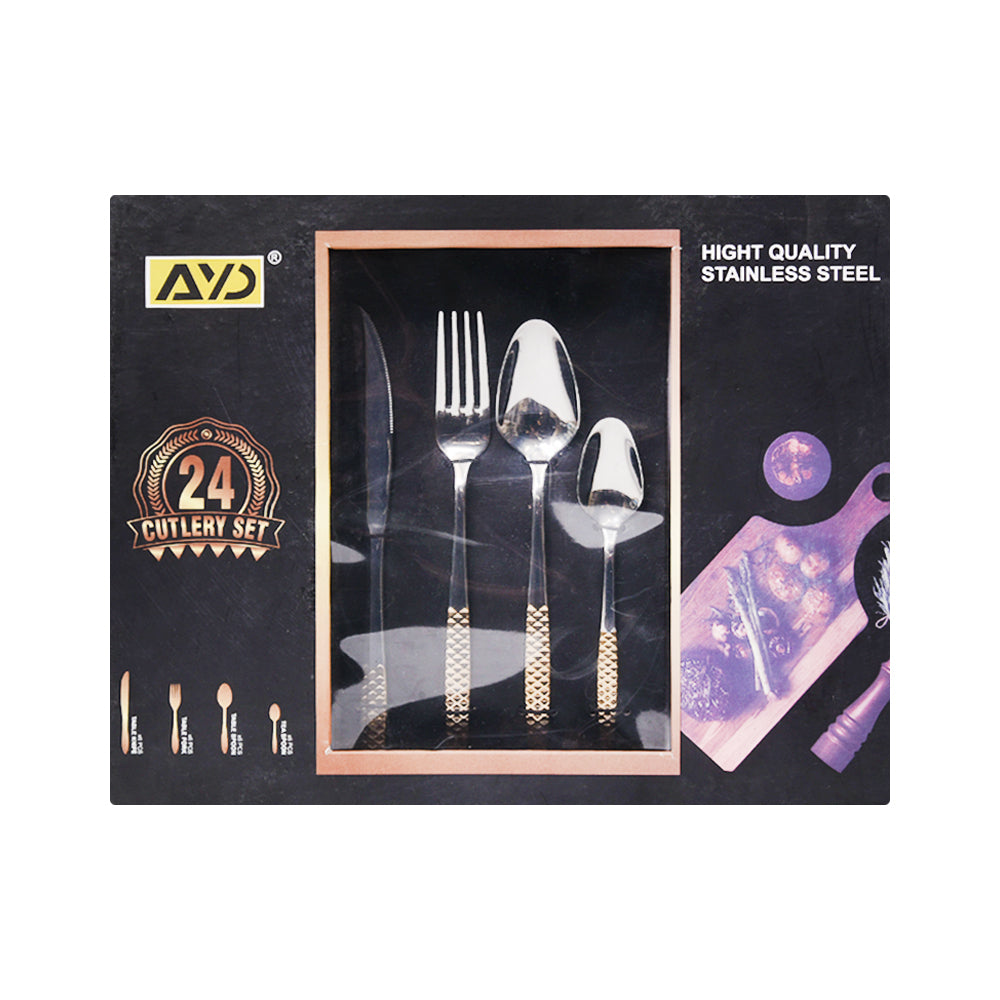 CUTLERY SET 24PC AYD B – Al-Fatah