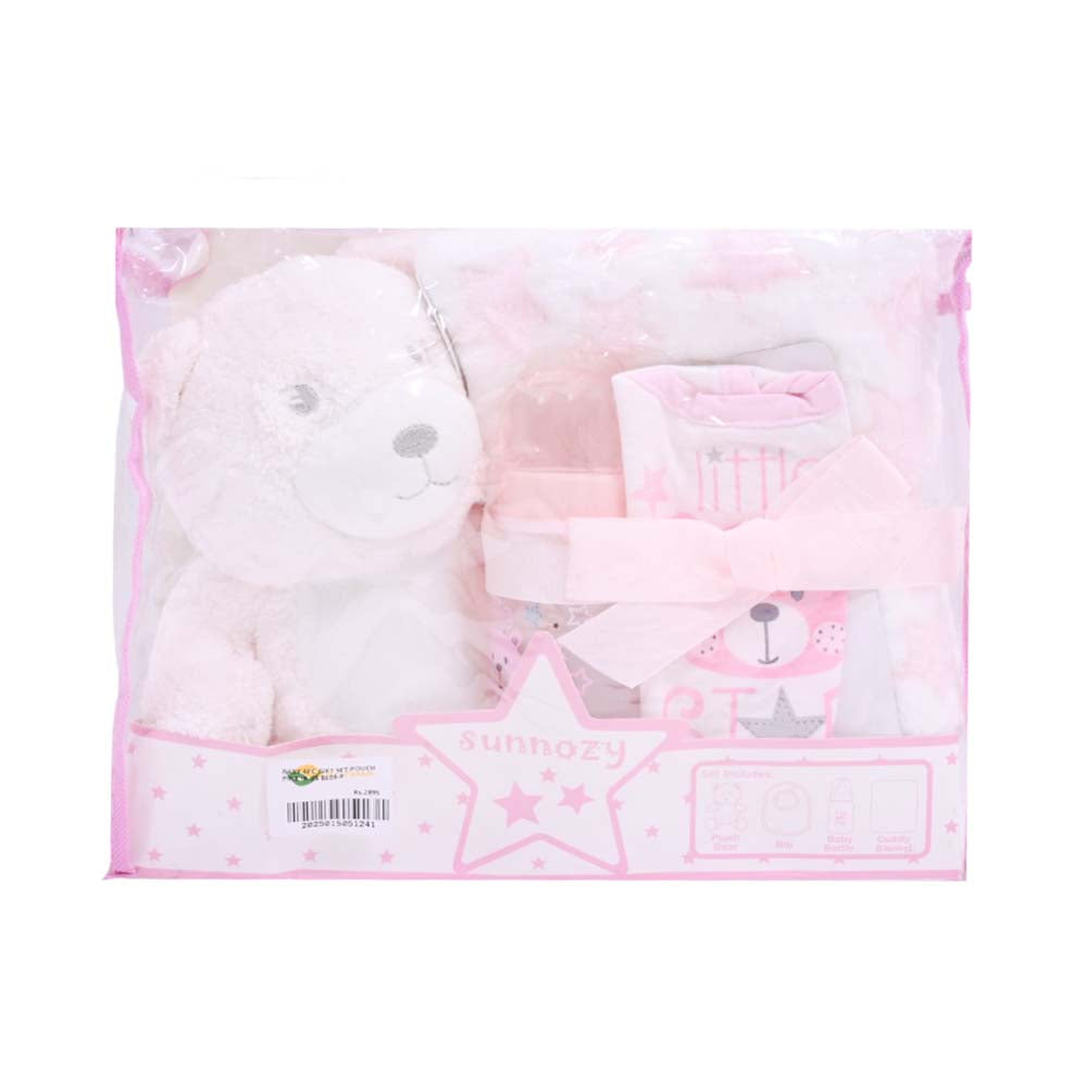 BABY 4PC GIFT SET POUCH PINK IR-25 BL03-P – Al-Fatah