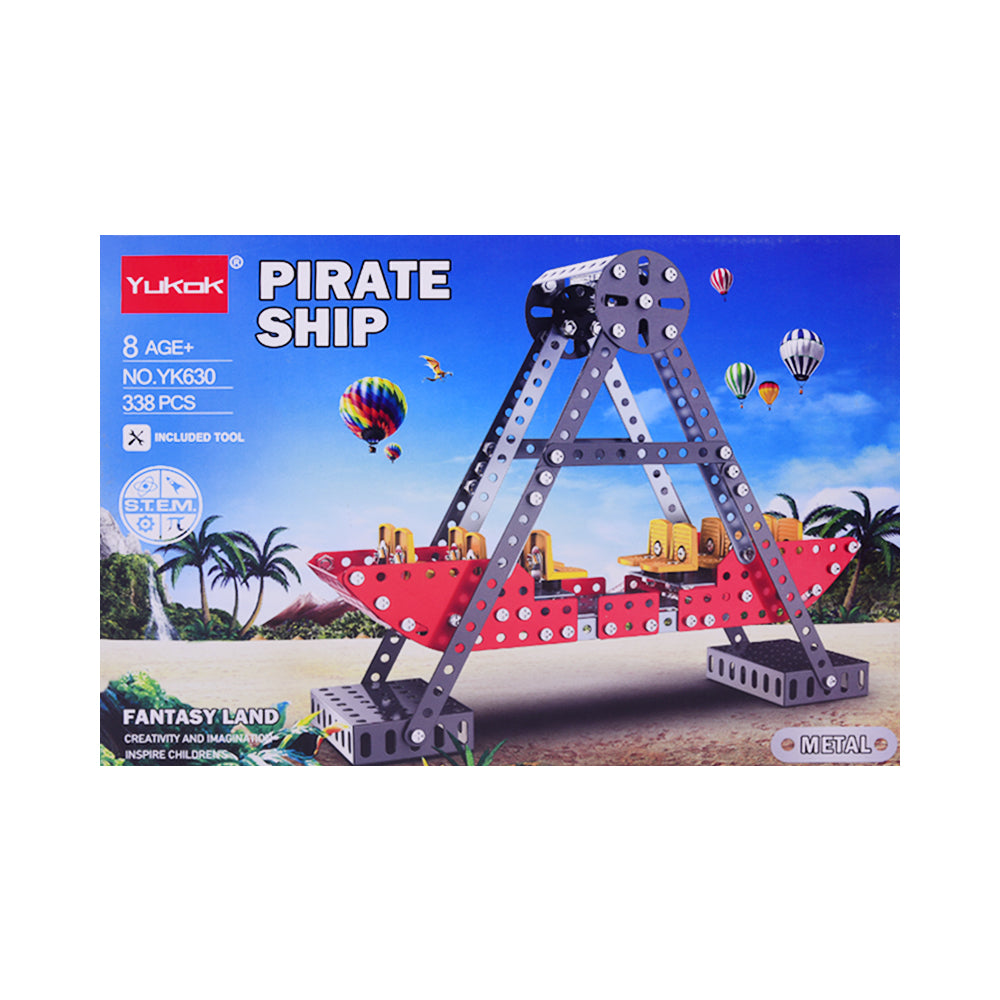 YK630 DIY PIRATE SHIP BLOCKS 338PCS A.I – Al-Fatah