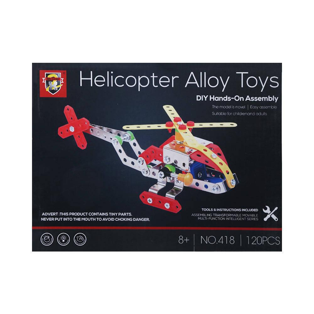 418B DIY HELICOPTER BLOCKS 120PCS A.I – Al-Fatah